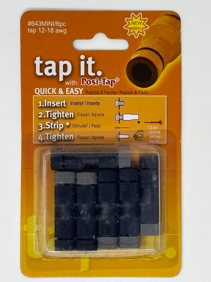 Posi-Tap 643/6pc Tap It 12-18 Gauge