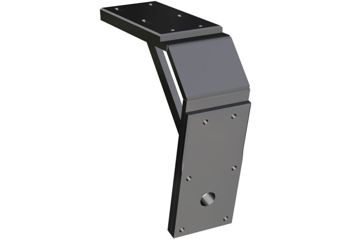 Power-Pole Deck Mount Short-Long 8" Aft-11" Drop